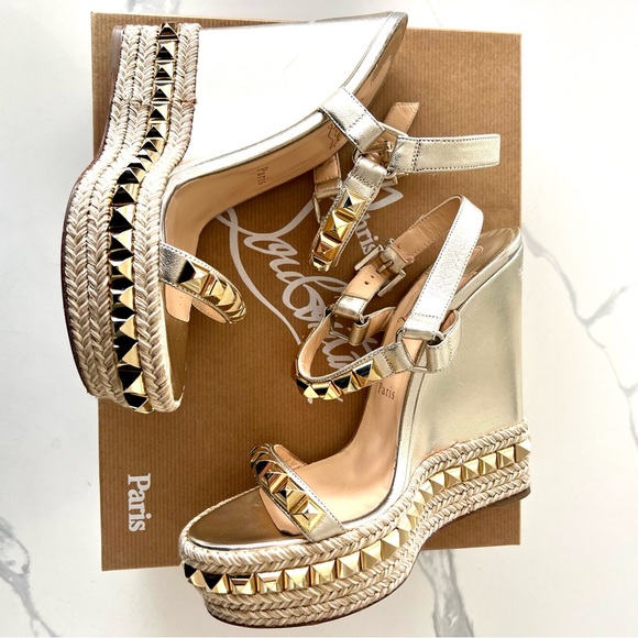 Christian Louboutin | Shoes | Christian Louboutin Wedges | Poshmark